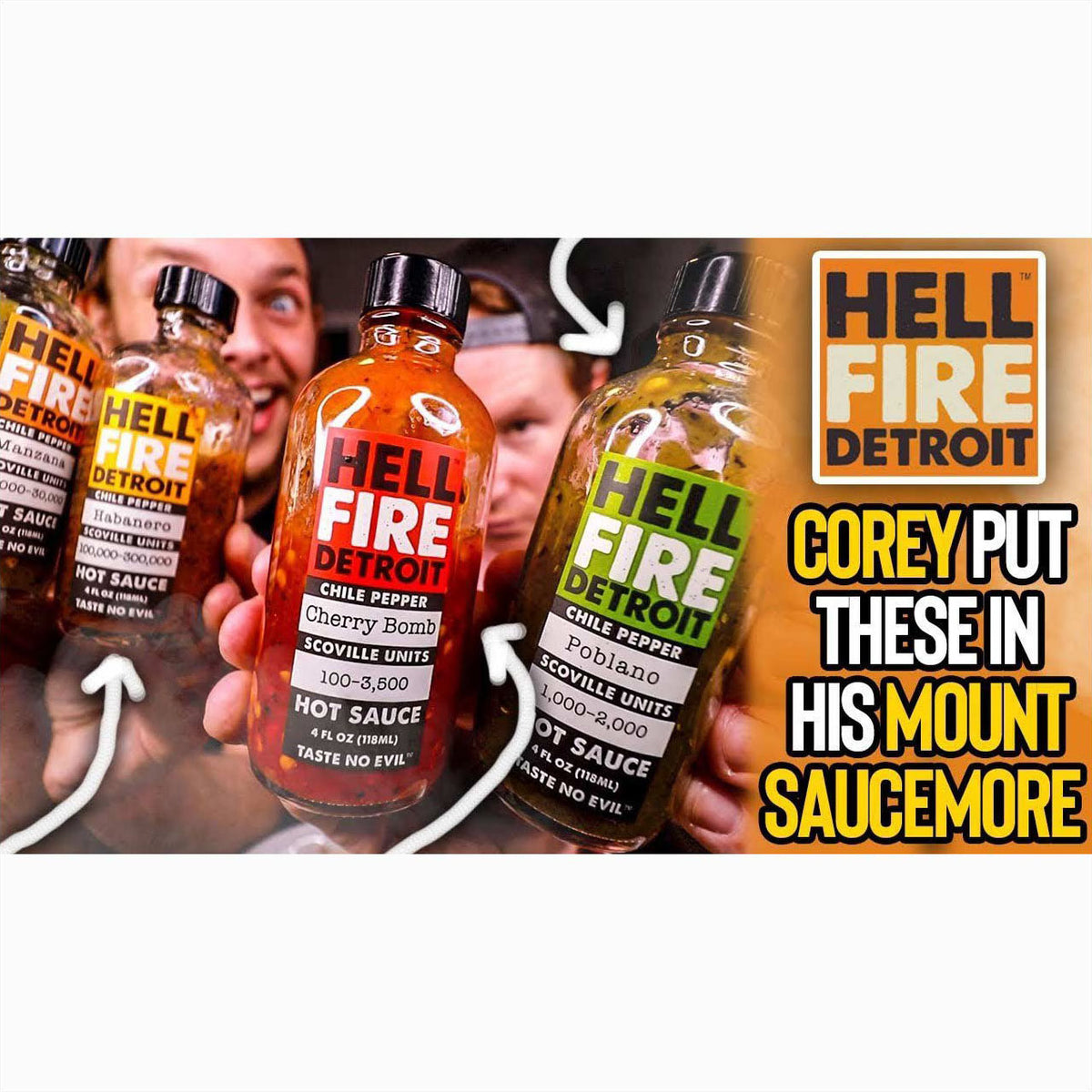 "All the flavor...and the hot is there." ~ Sean & Corey – Hell Fire Detroit