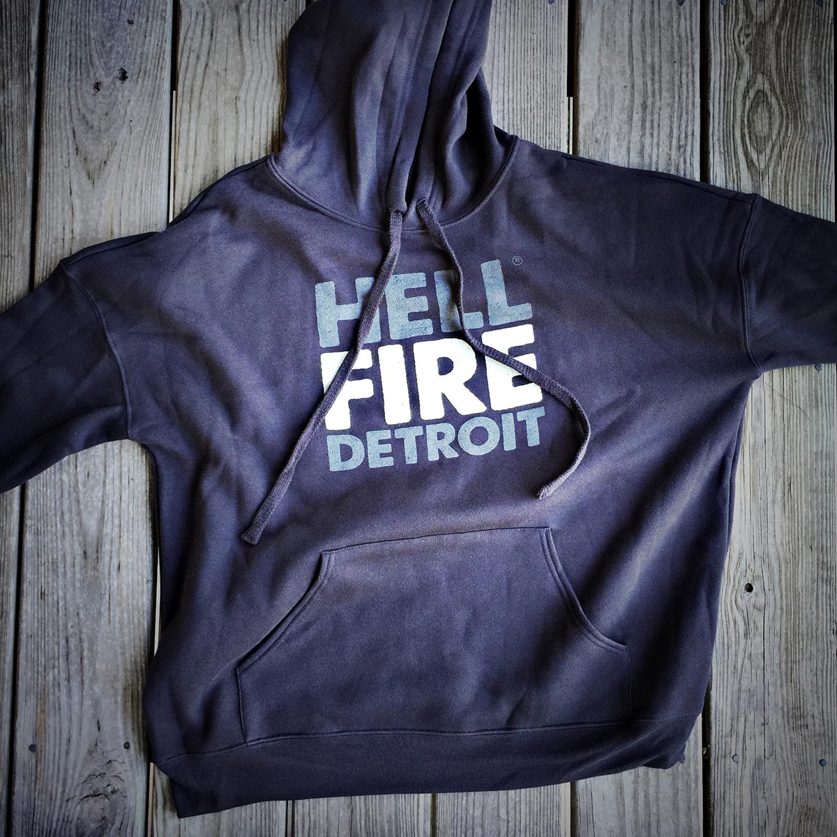 Charcoal Hoodie – Hell Fire Detroit