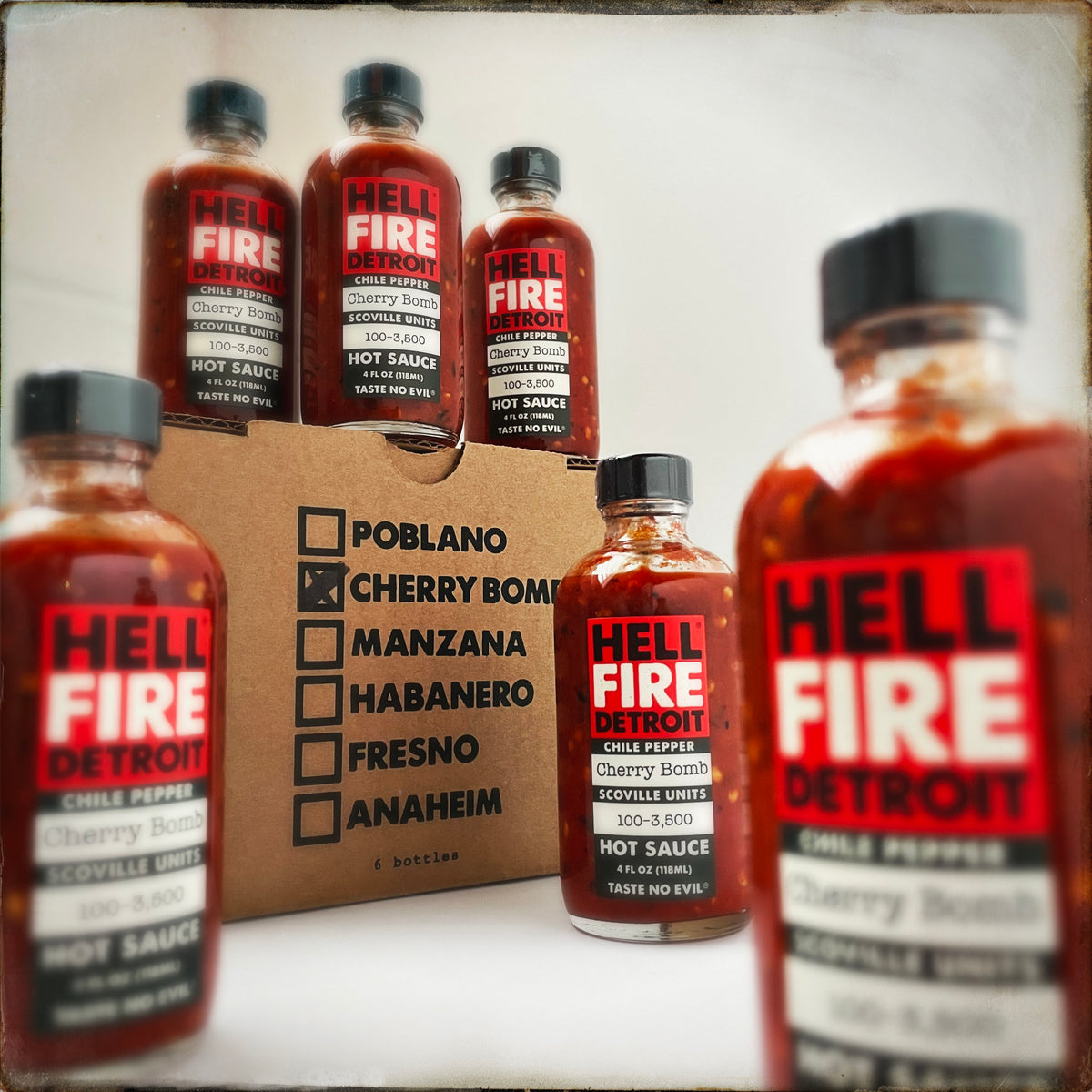 Cherry Bomb 6 Bottle Case (Save $9) – Hell Fire Detroit